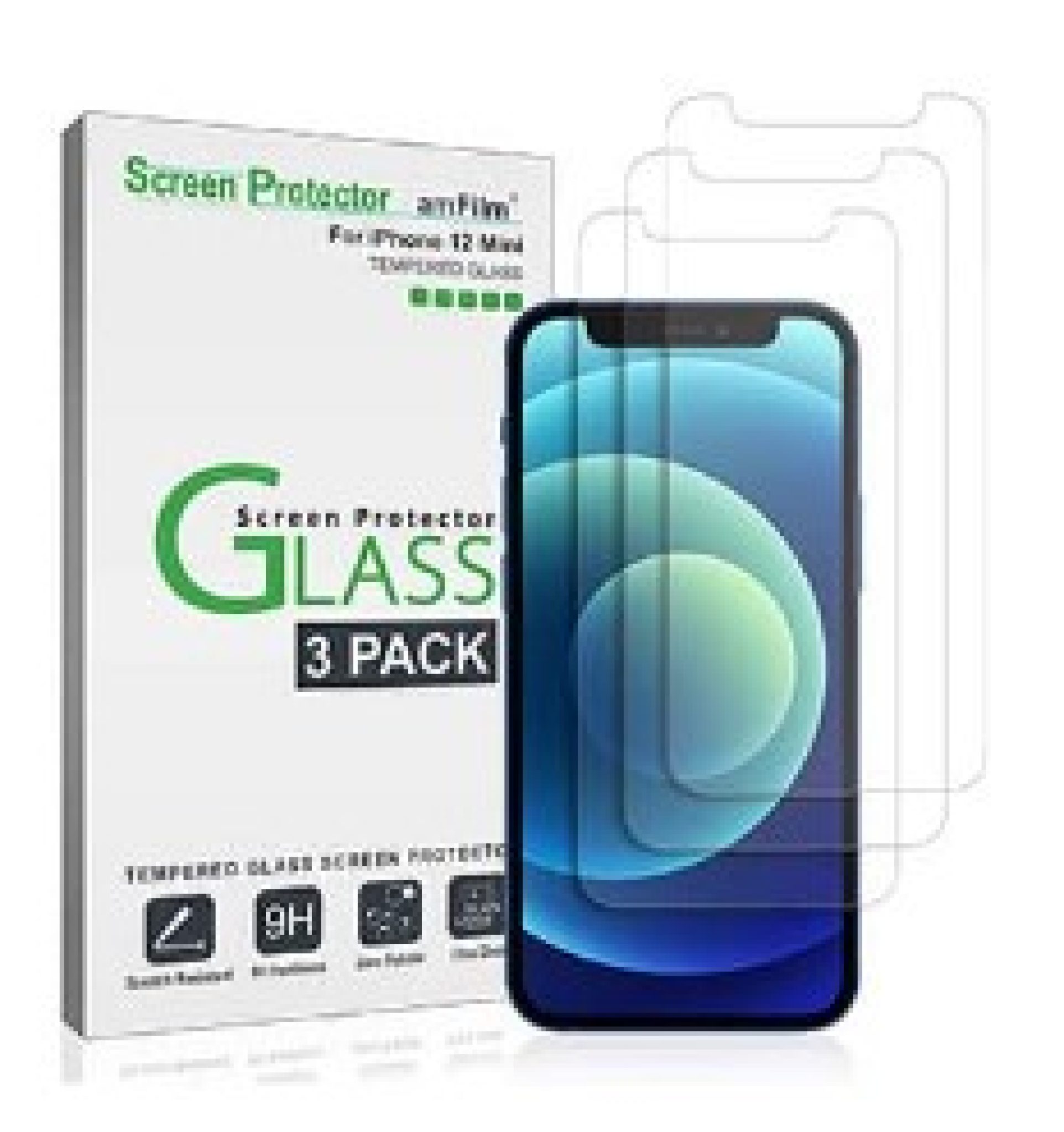 Best iPhone 12 mini Screen Protector [Tempered Glass]