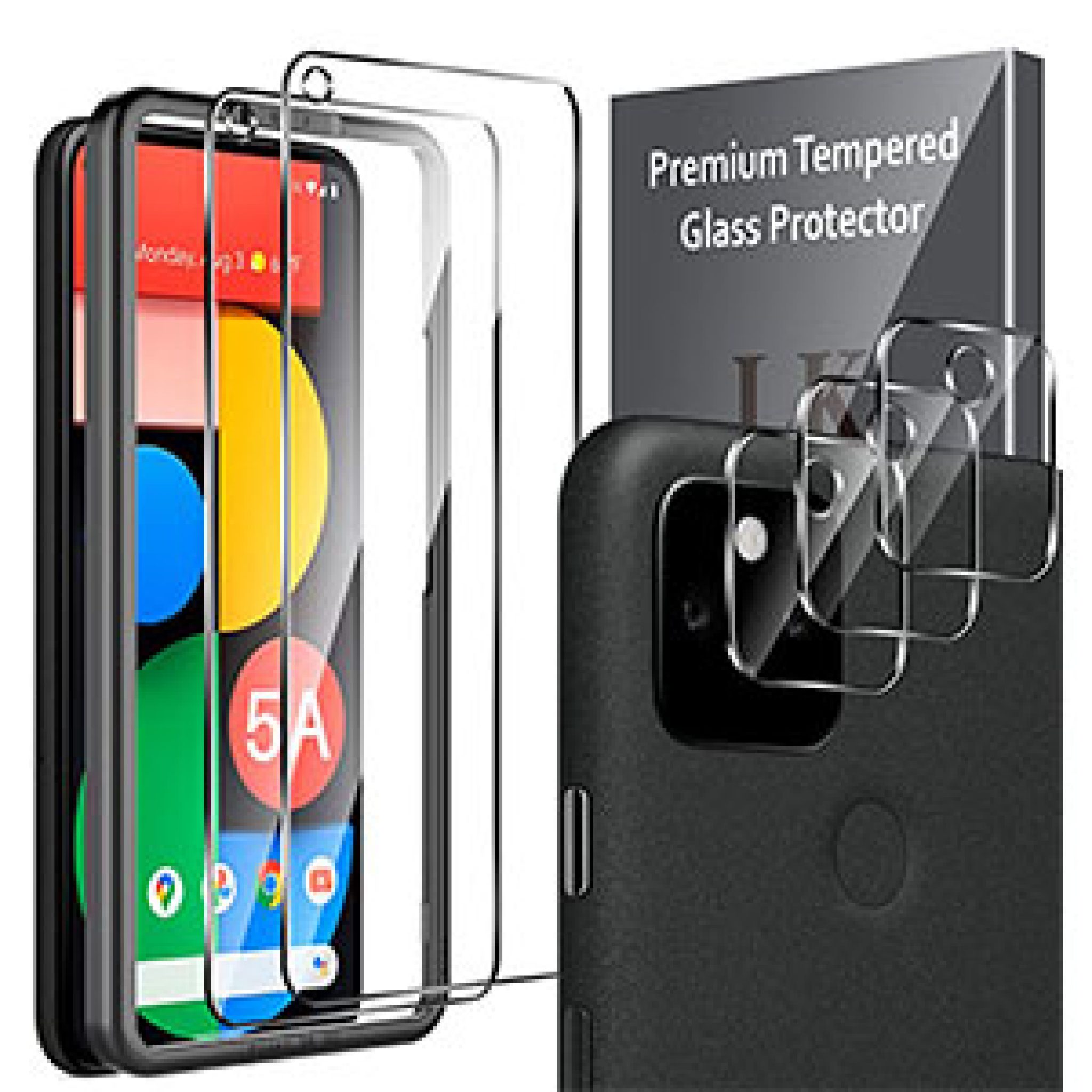 Best screen protector for Google Pixel 5a [Tempered Glass]